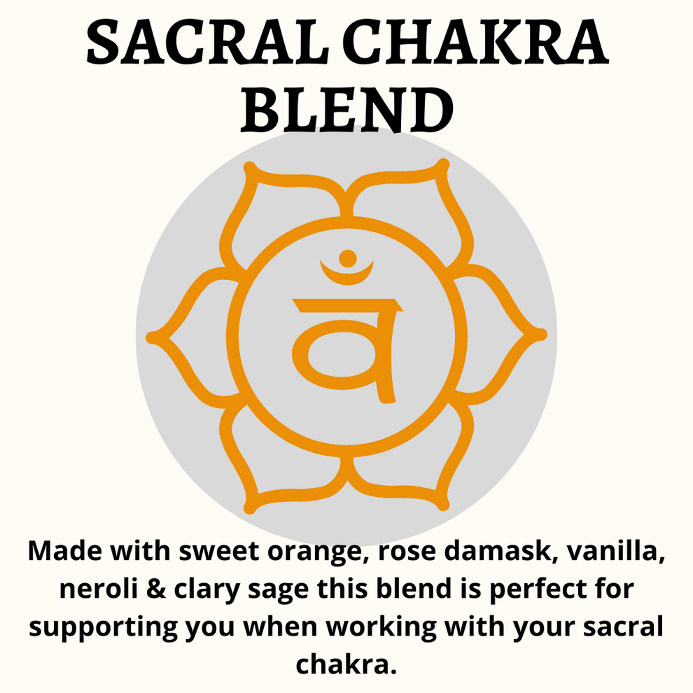 Chakra Essential Oil Blend - Sacral Chakra – Heartwood Essence